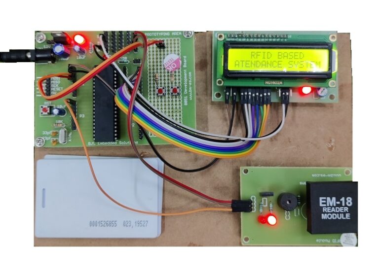RFID Based Attendance System Using 8051 – MBATechmeds